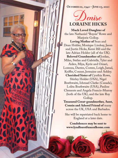 Denise Hicks | Lyndhurst Funeral Home Barbados